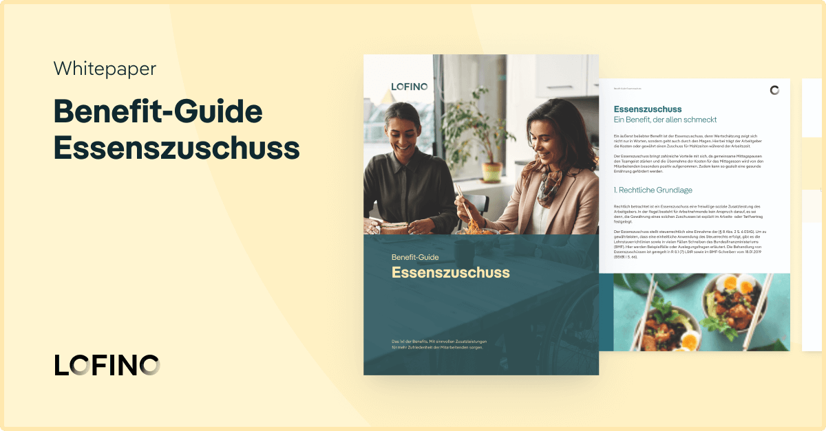 Benefit-Guide Essenszuschuss